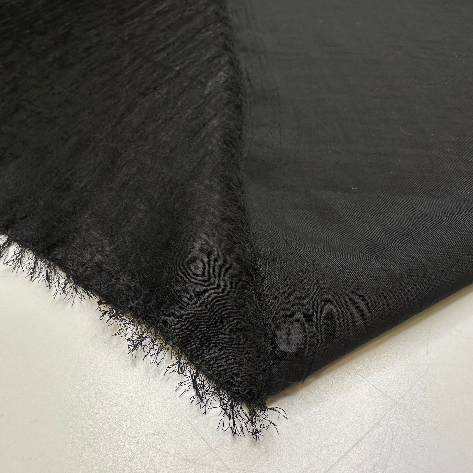 Hint Of Luxury - Polyester Blend Woven - Black - Bundles | FABCYCLE