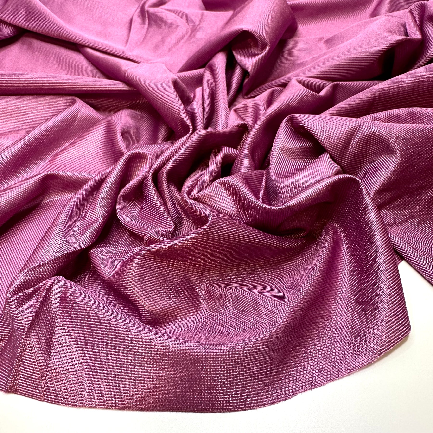 Watching Re-runs - Rib Weave Poly Woven - Purple - 2.6M Bundle | FABCYCLE