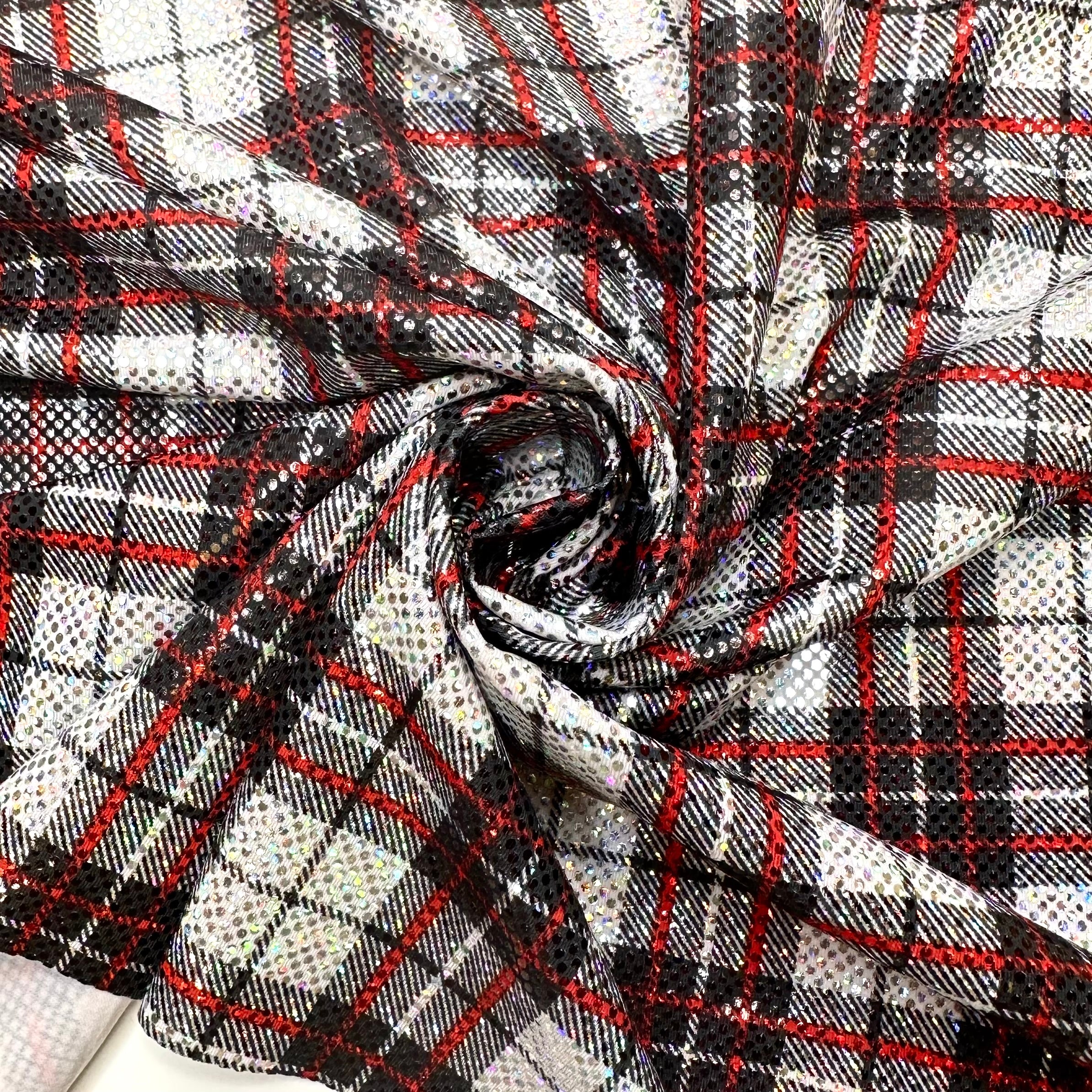 UB - Cyber-punk Pop Princess - Jersey Synthetic Blend Knit - Silver/Red ...