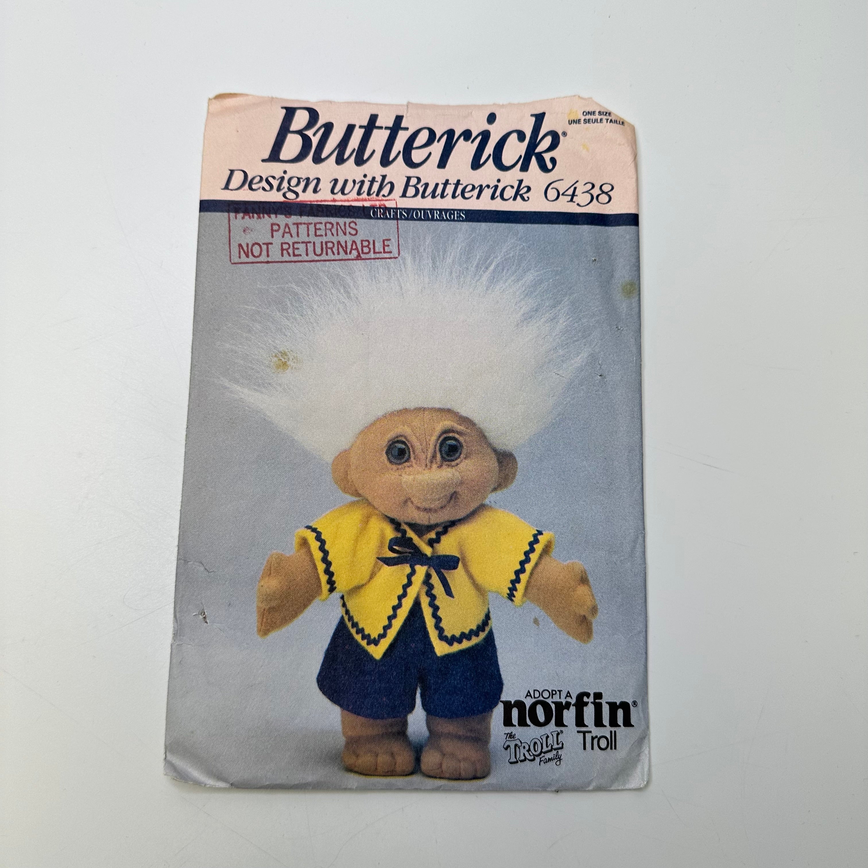 Sewing Pattern - Craft - Butterick 6438 | FABCYCLE