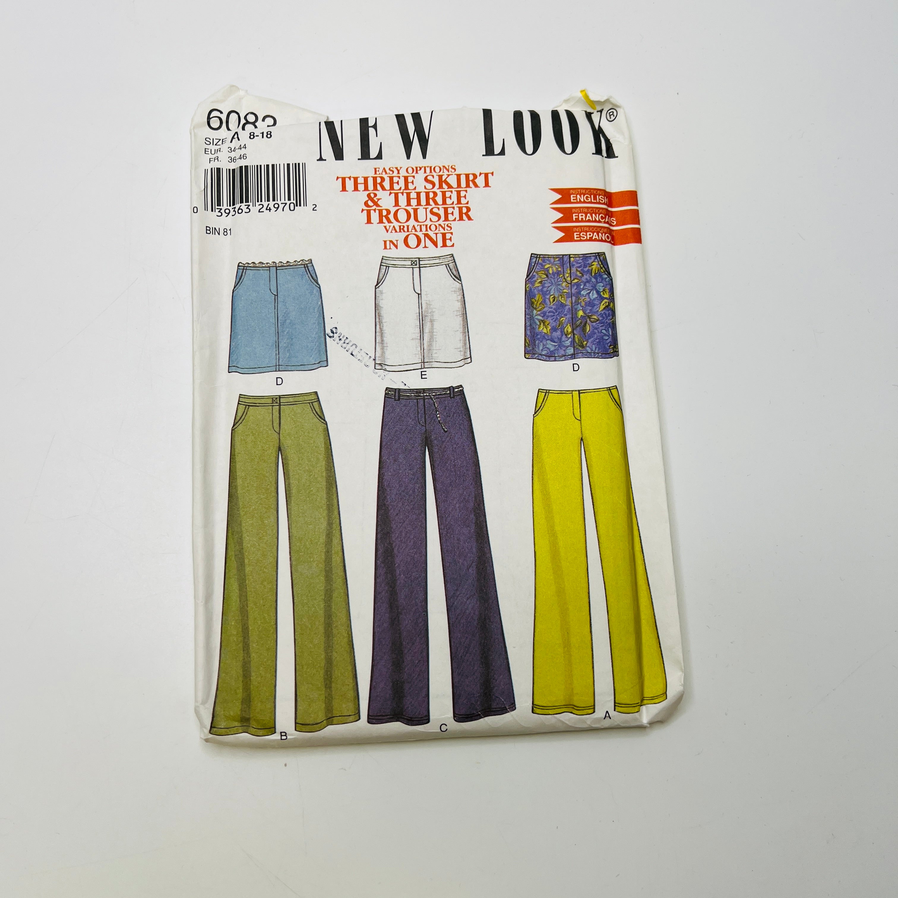 Sewing Pattern - Womenswear - New Look 6083 | FABCYCLE