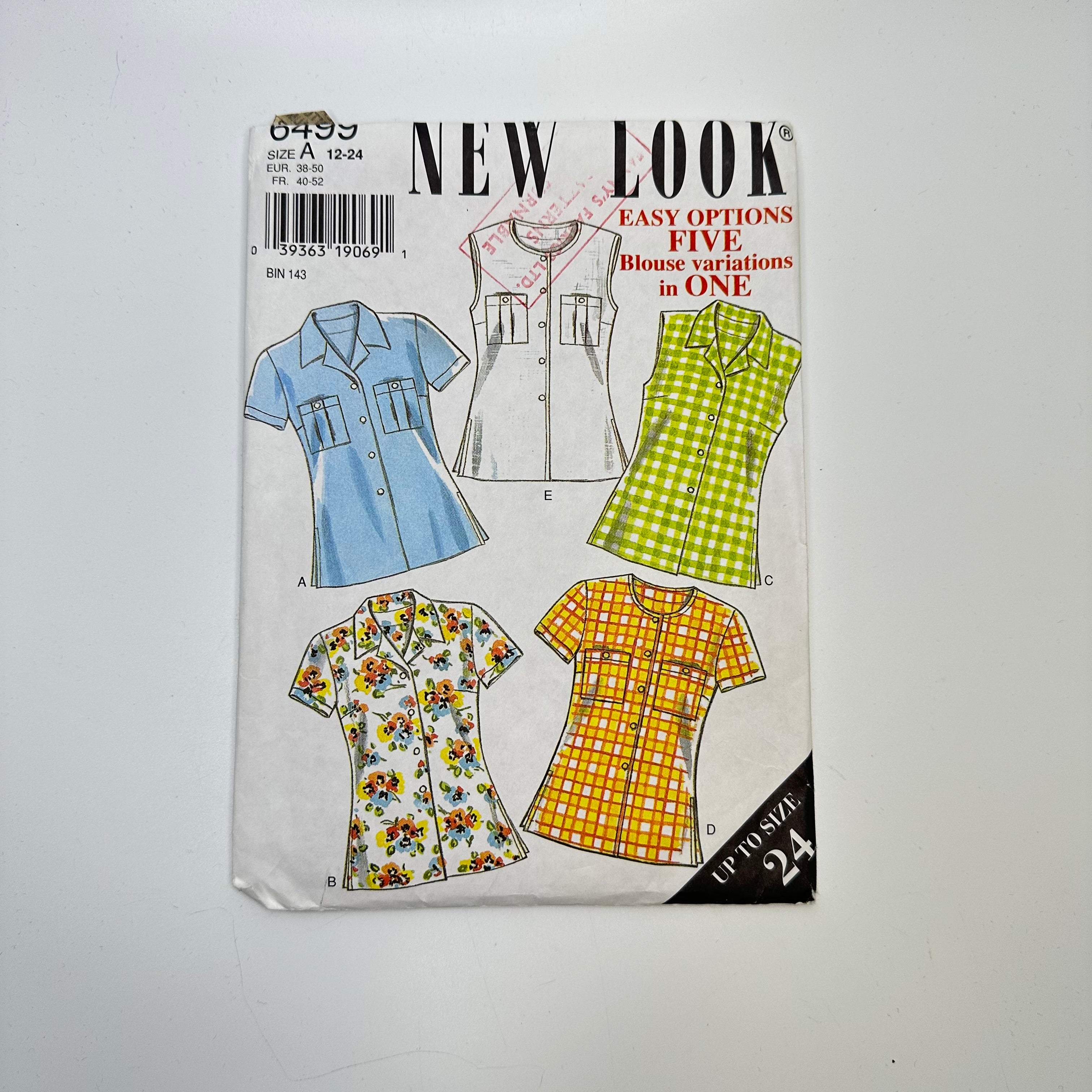 Sewing Pattern - Womenswear - New Look 6499 | FABCYCLE