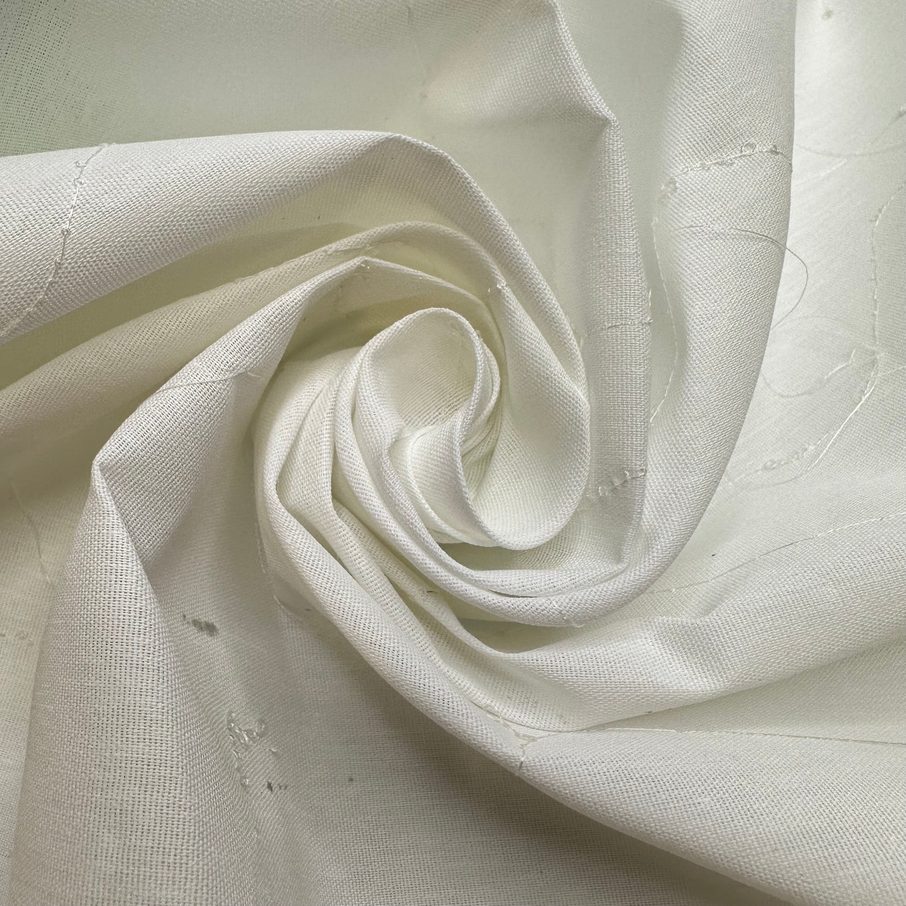 Backing - Synthetic Blend Woven - White - Bundles | FABCYCLE