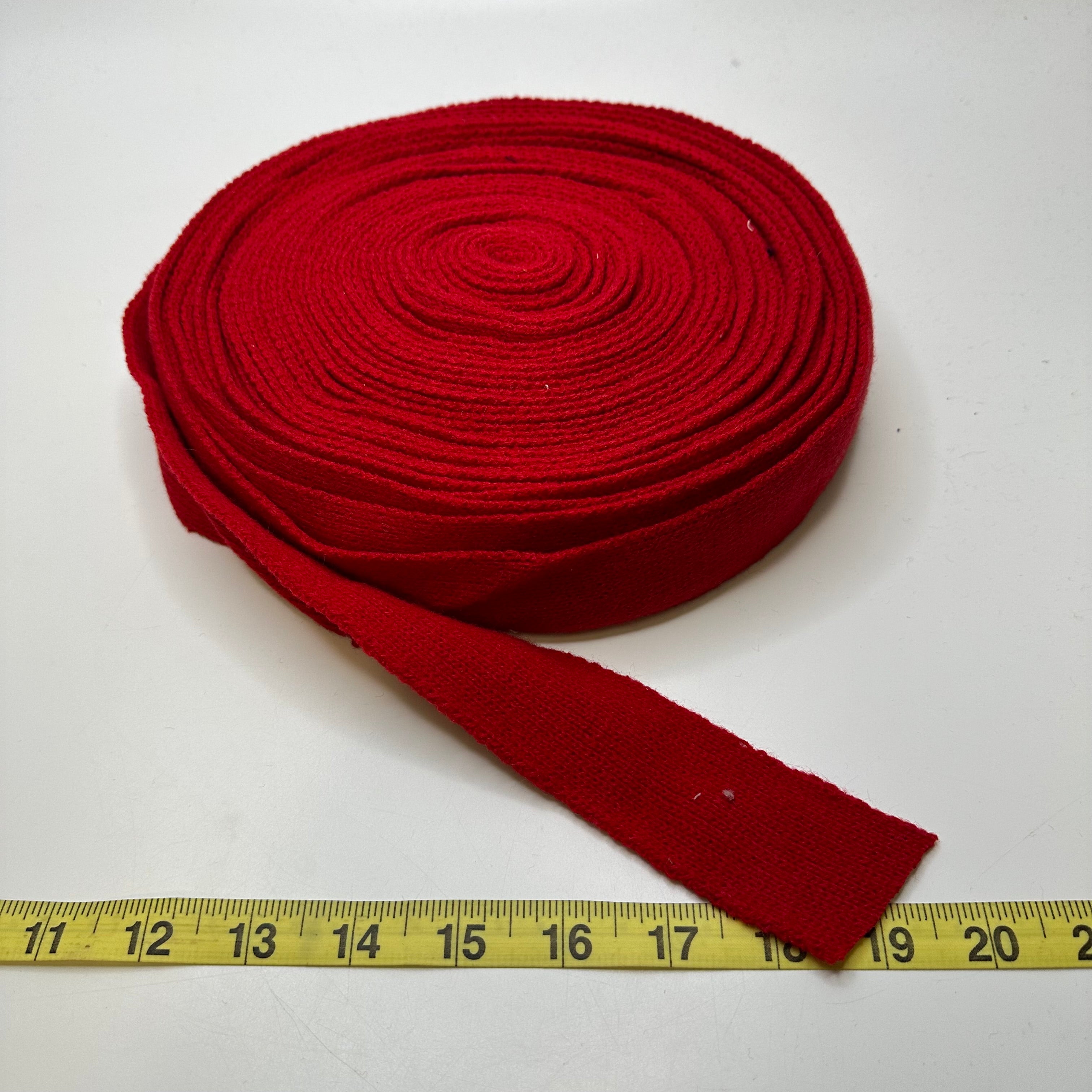 Multi-Use Ribbing - Red | FABCYCLE