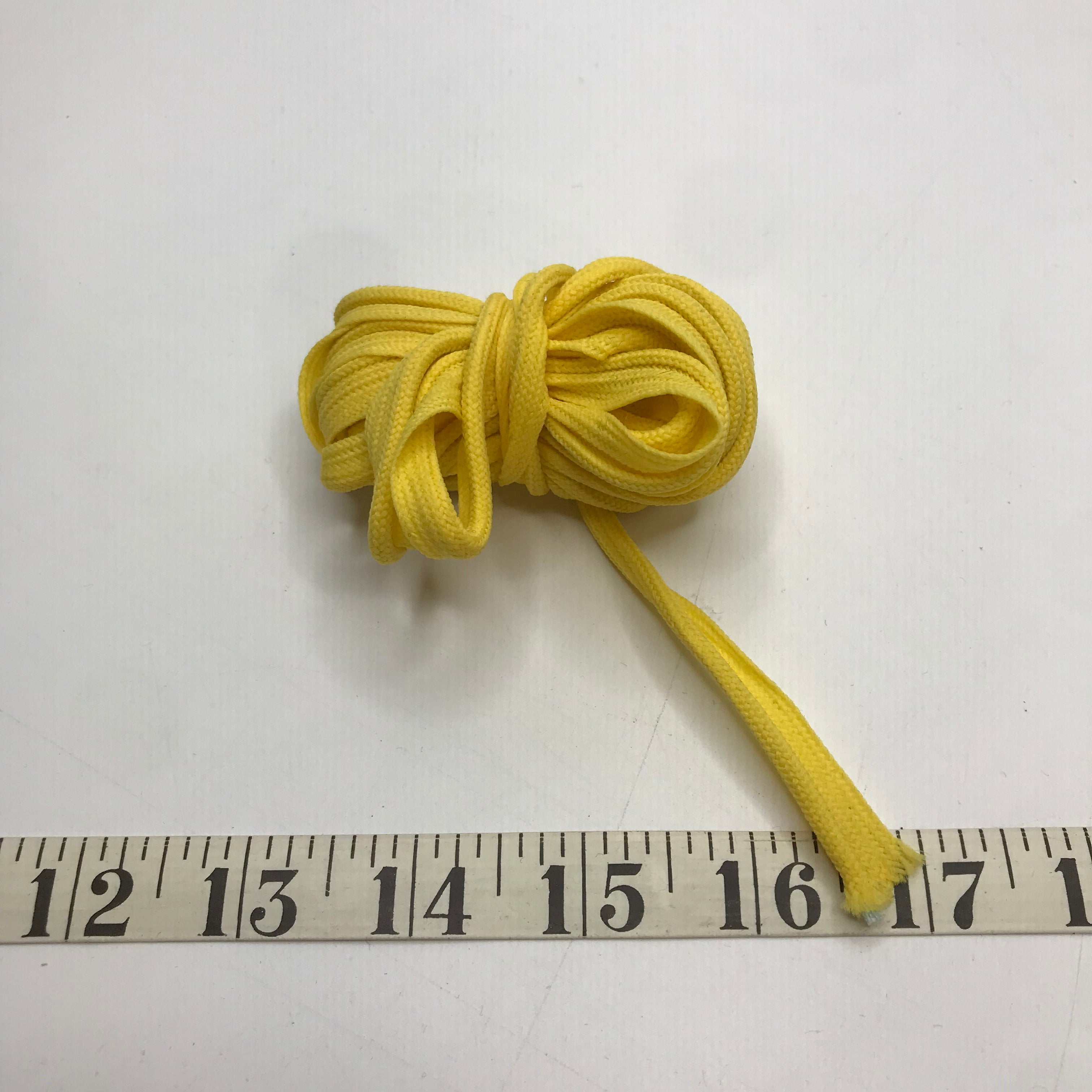 ⅜" (10mm) Braided Cording Trim - Yellow - 3M Bundle | FABCYCLE