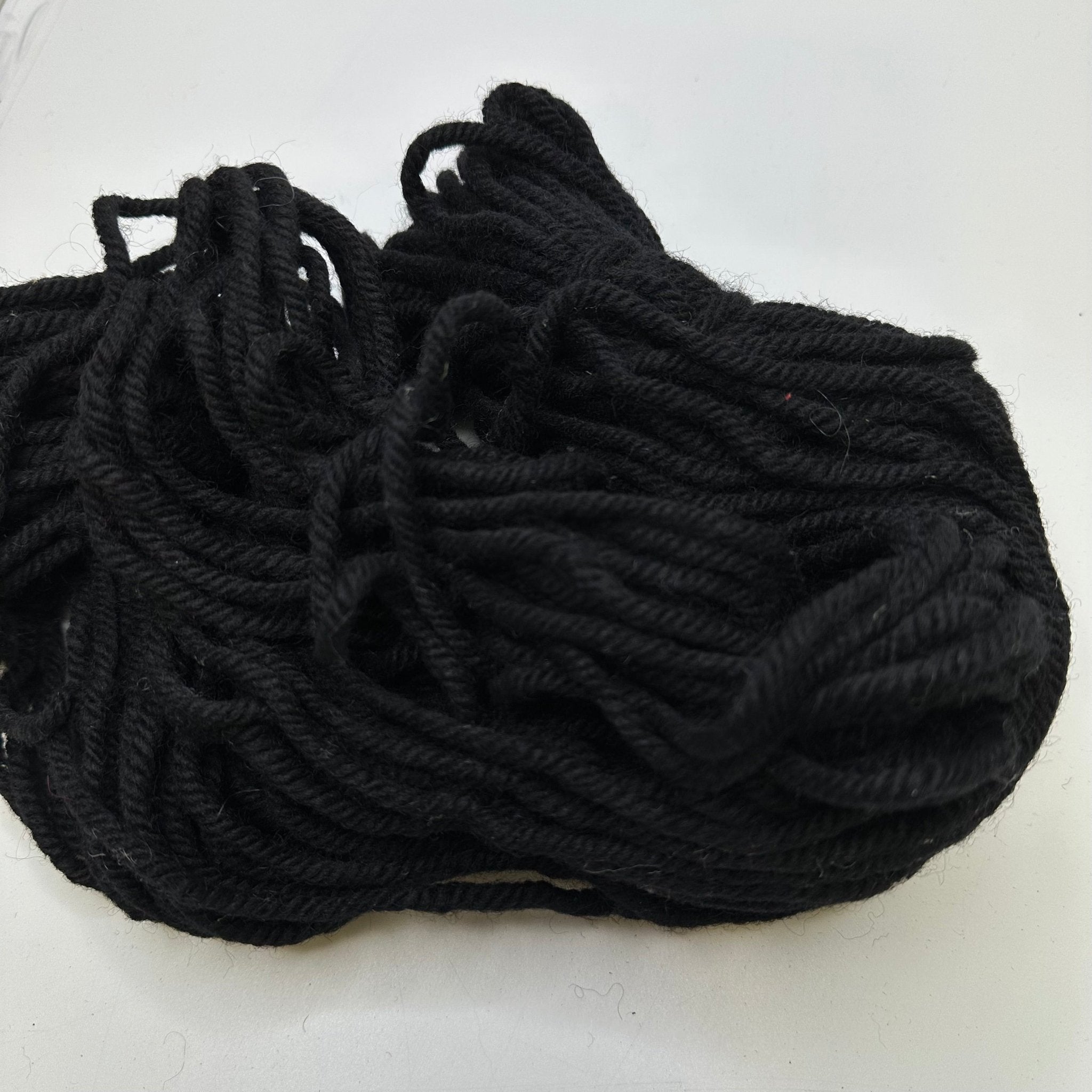 large-gauge-wool-hank-yarn-black-individual-true-deadstock-supplies ...