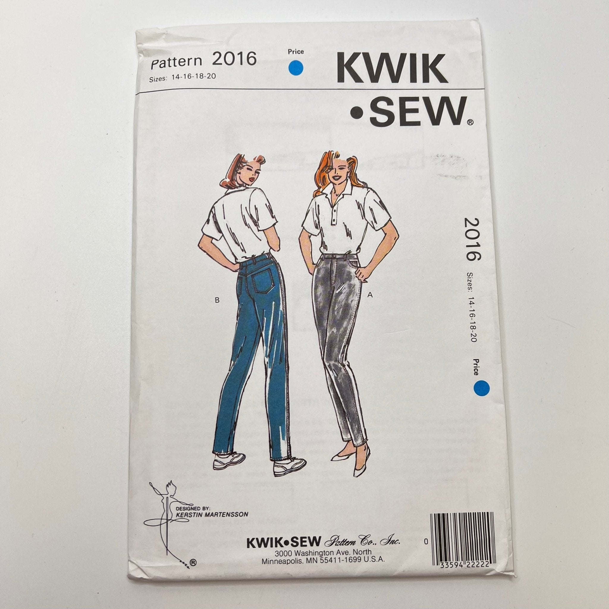 sewing-pattern-womenswear-kwik-sew-2016-true-deadstock-supplies-fabric ...