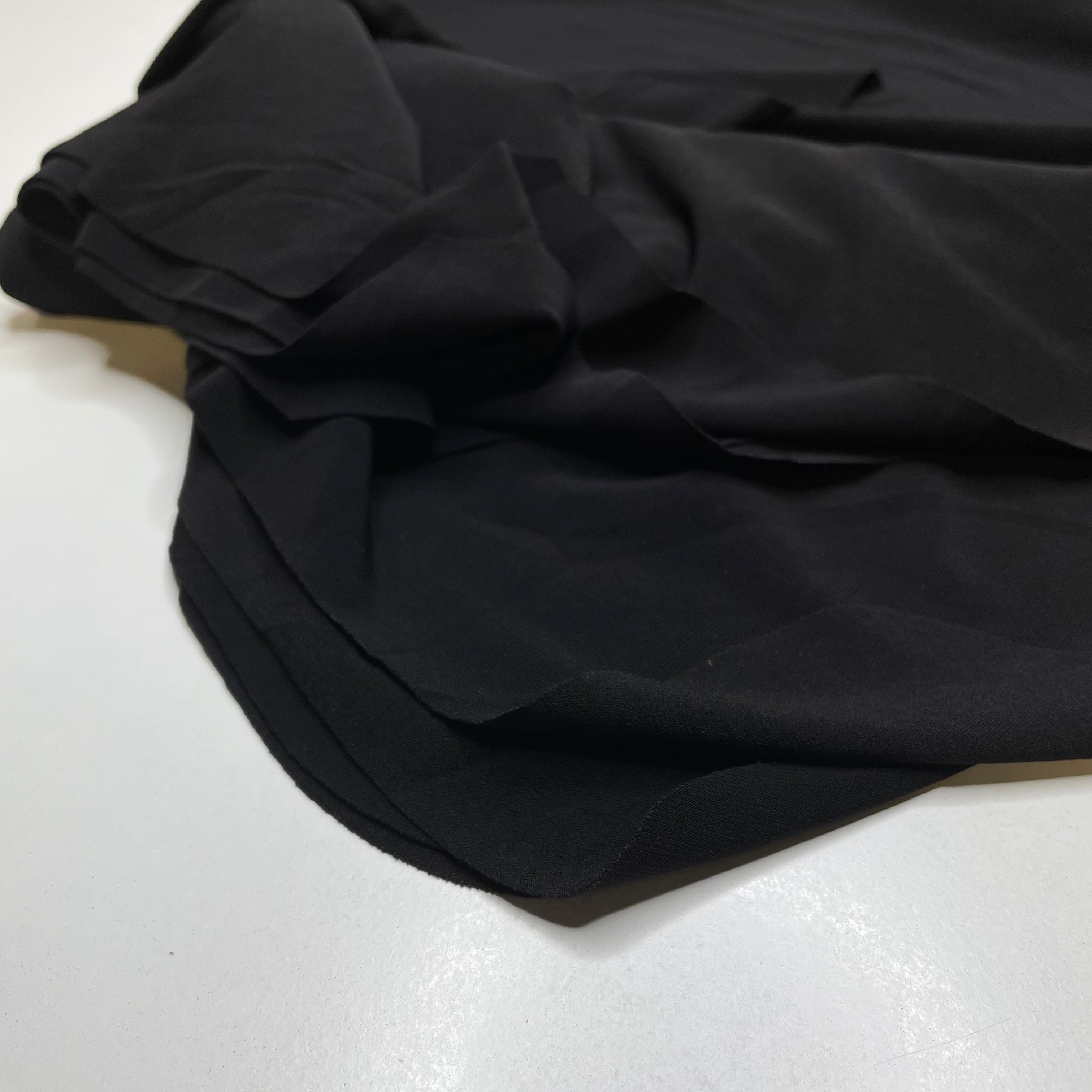 Production Off Cut Packs- Polyester Knit - Black - Pack | FABCYCLE