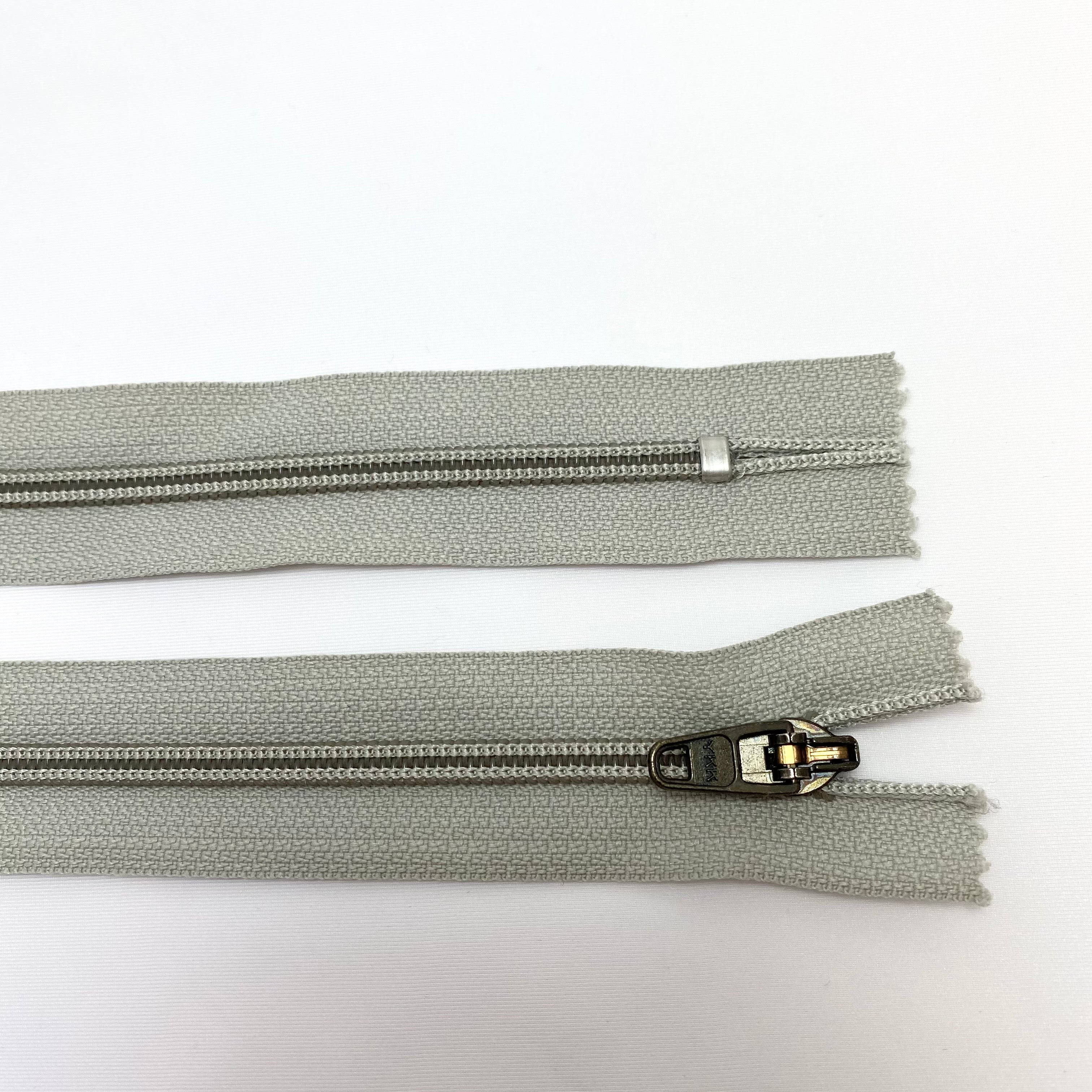 5.5” YKK Coil Zipper - Closed-End - Thundercloud Grey | FABCYCLE